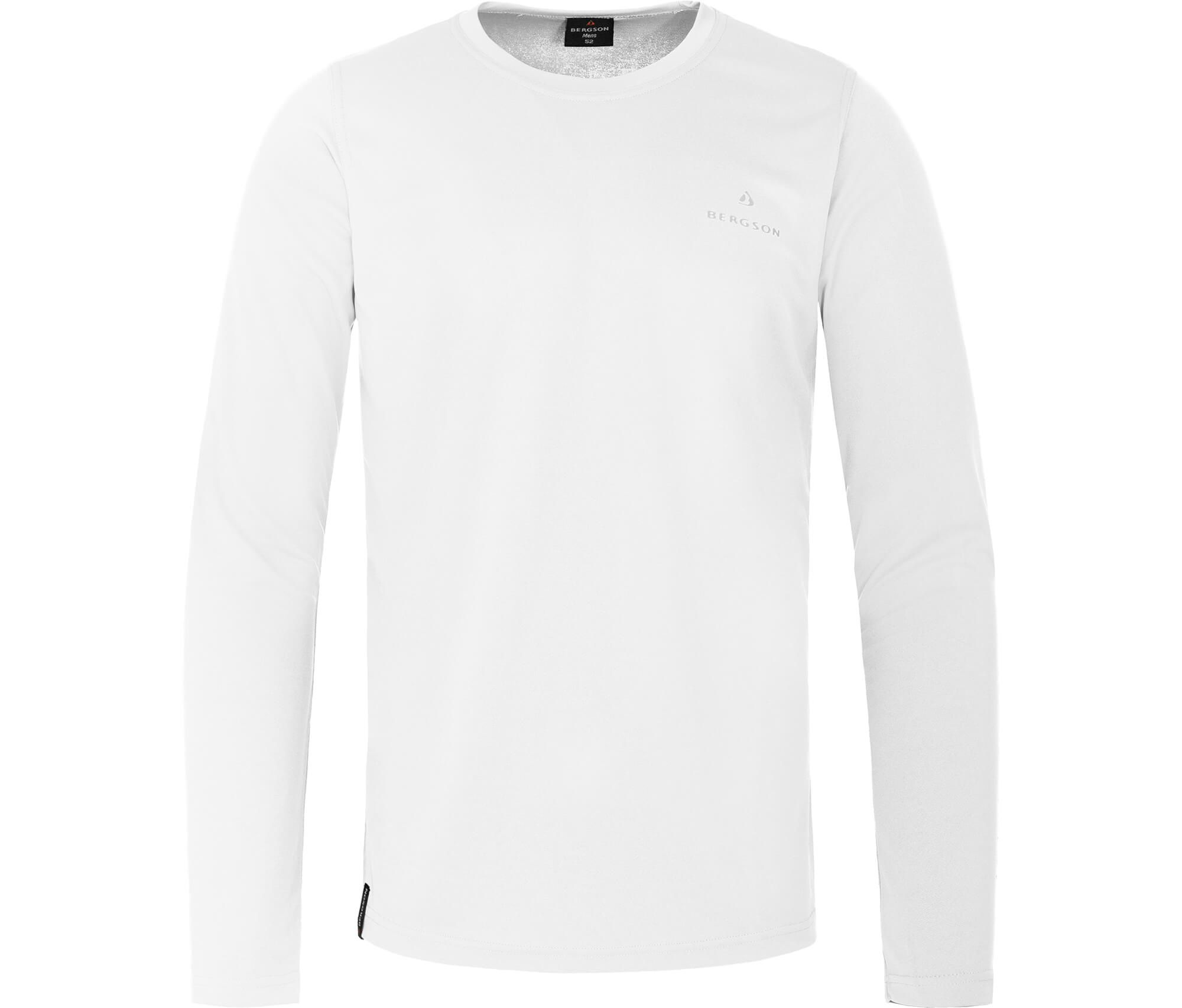 BERGSON BENO: Langarm T-Shirt aus Pique