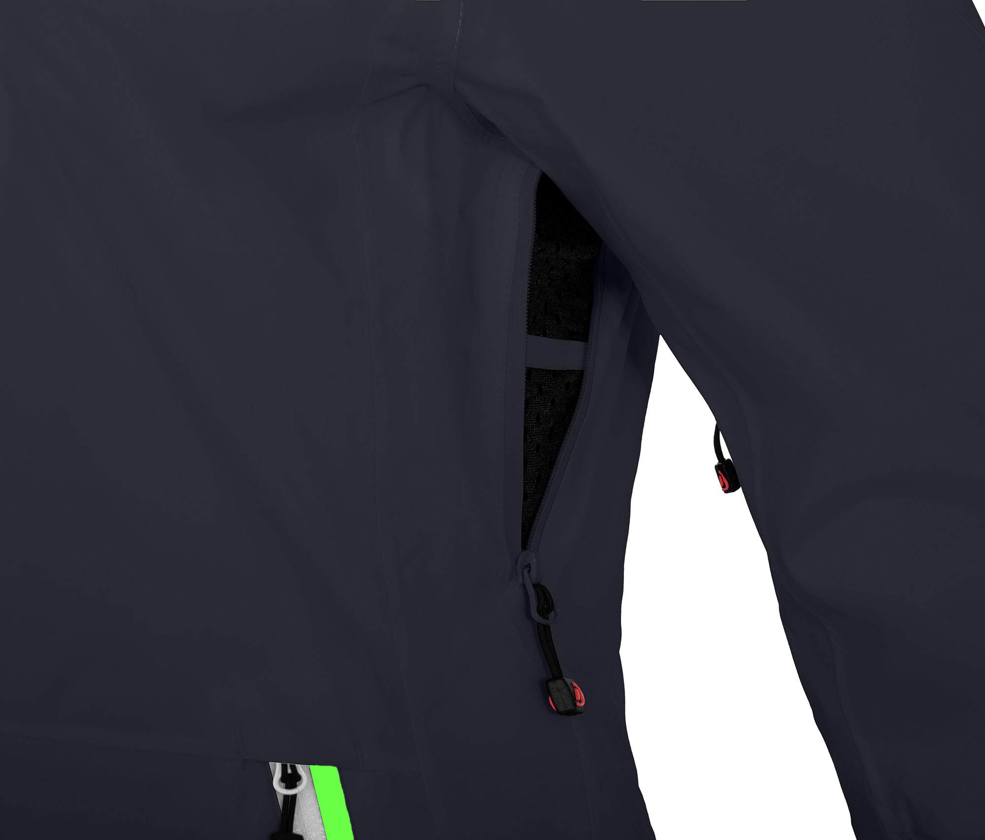 BERGSON NUOLJA Jacke: Bielastisch & Unterarmventilation