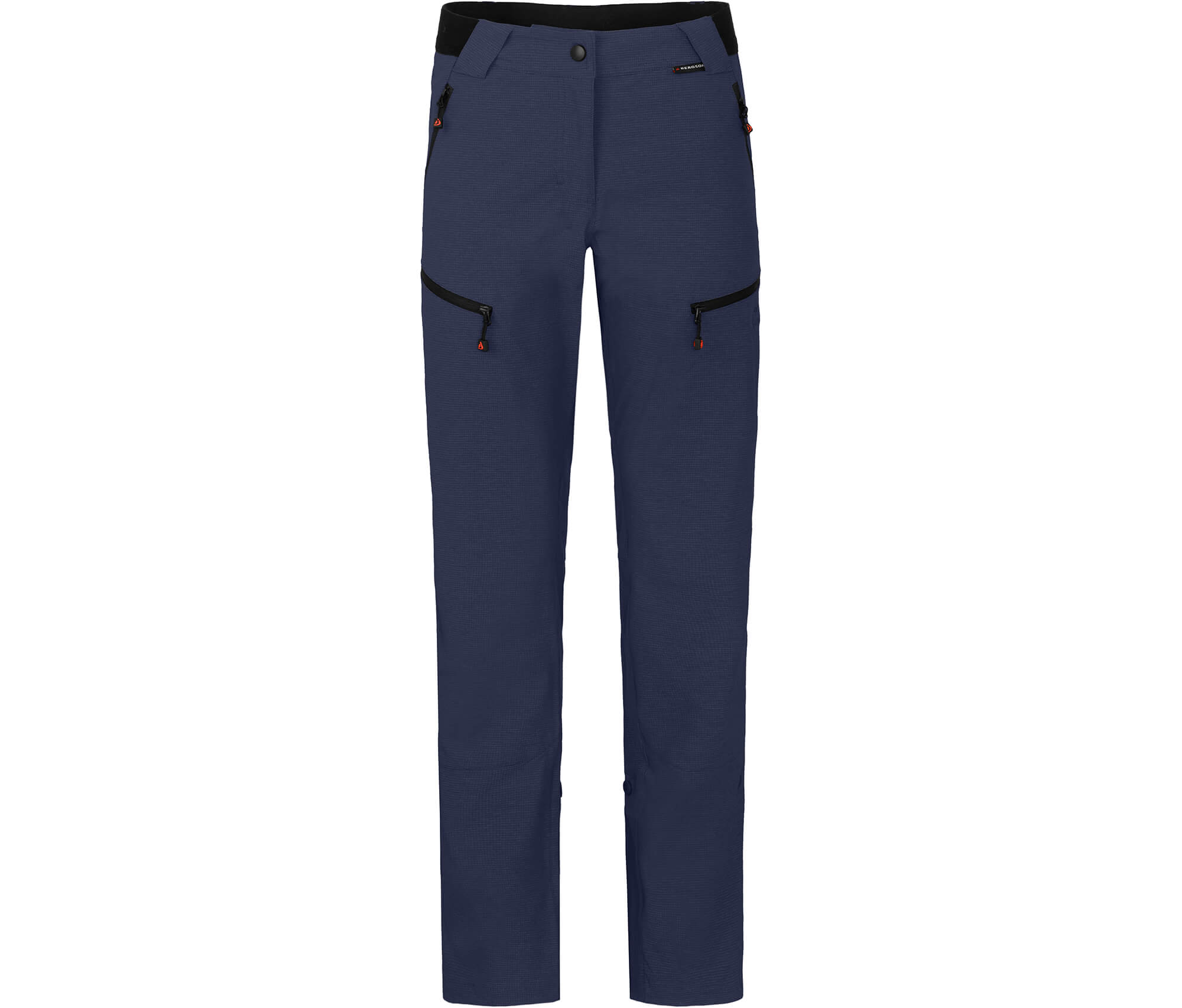 Bergson Pori Damen Wanderhose Robust Elastisch Peacoat Blau